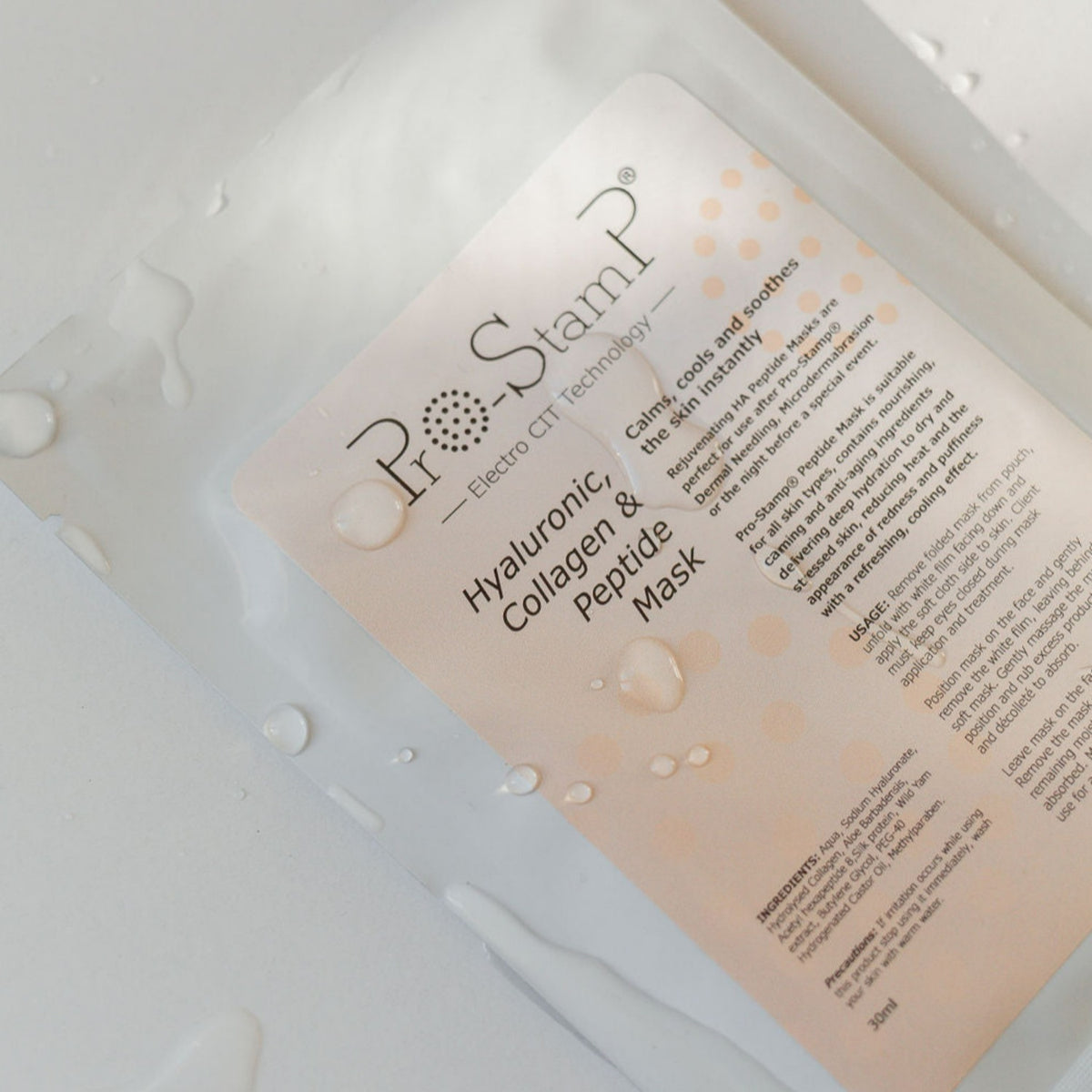 Pro-Stamp® Hyaluronic, Collagen & Peptide Mask